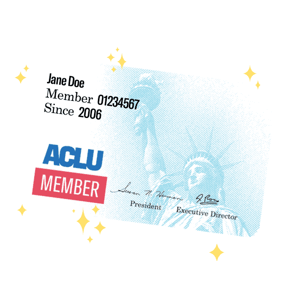 Membership Card Aclu Member Sticker by ACLU for iOS & Android | GIPHY