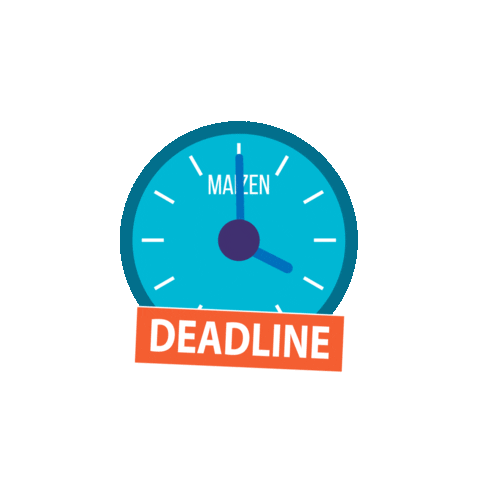 Deadline Maizen Sticker by MicroAd Indonesia for iOS & Android | GIPHY