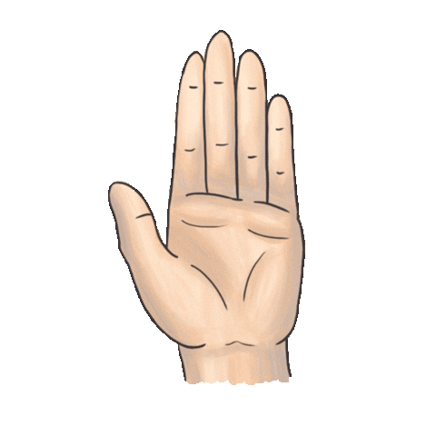 Give Me Five Hand Sticker By Sticker for iOS & Android | GIPHY