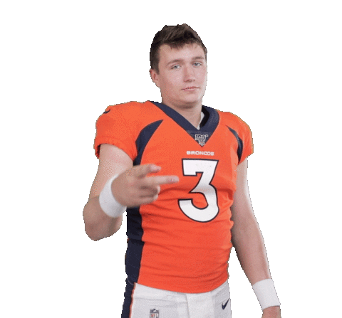 Drew Lock Football Sticker by NFL for iOS & Android | GIPHY