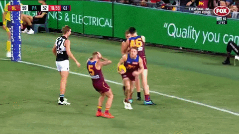 Shocked Brisbane Lions GIF by AFL - Find & Share on GIPHY