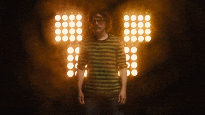 Keanu Reeves Air Guitar GIF by Weezer - Find & Share on GIPHY