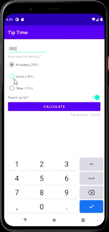 GitHub - Drlazinho/TipTime: App Calculate the Tip