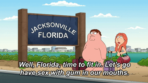 Florida Gum GIF by Family Guy - Find & Share on GIPHY