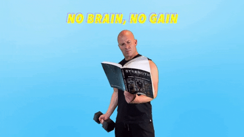 Gains Brain Gainz GIF by Joe DeFranco - Find & Share on GIPHY