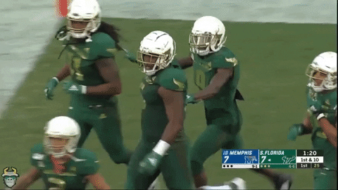 Usf Football GIF by SoFloBulls - Find & Share on GIPHY