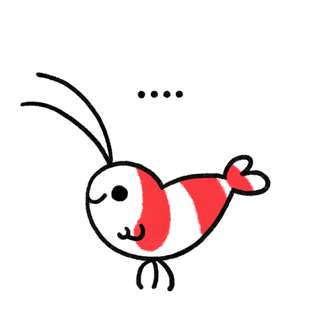 Bee Shrimp Fun Sticker by pikaole for iOS & Android | GIPHY