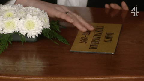 Rip Goodbye GIF by Hollyoaks - Find & Share on GIPHY