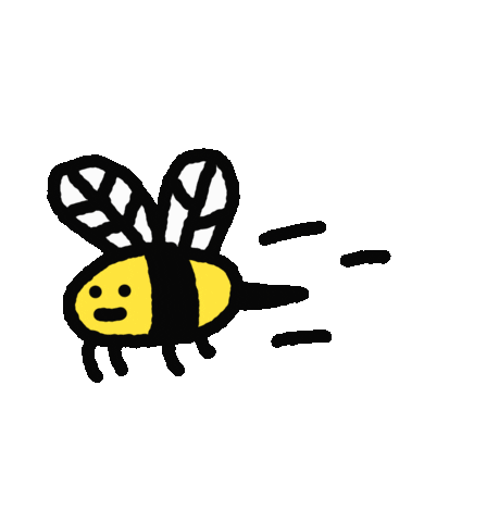 Bee Flying Sticker by Aaron's World 94 for iOS & Android | GIPHY