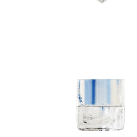 Pouring Ice Cube Sticker by Casa Dragones for iOS & Android | GIPHY