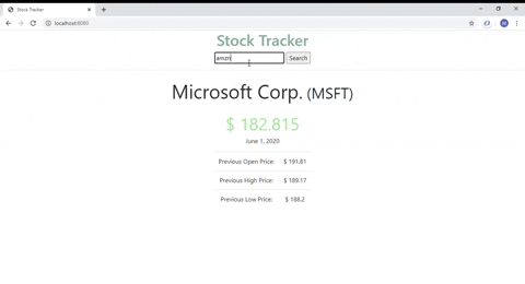 GitHub - mattgage3/Stock-Tracker
