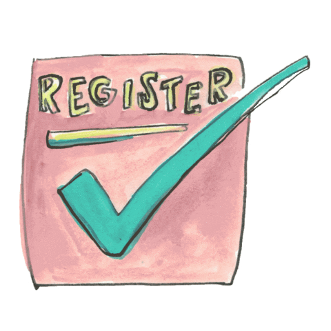 Listen Up Check Sticker by Well Crafted Retreats for iOS & Android | GIPHY