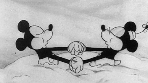 Mickey Mouse Kiss Find And Share On Giphy
