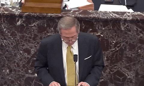 Senate Impeachment Trial GIF by GIPHY News - Find & Share on GIPHY