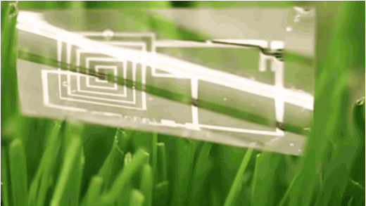 Water degradable electric circuits - circuits that break down ...