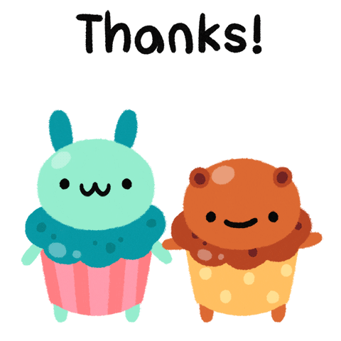 Thanks Thank You Sticker by pikaole for iOS & Android | GIPHY
