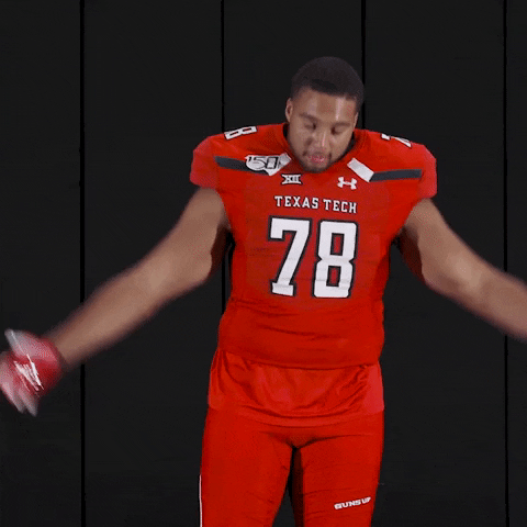 Texas Tech Red Raiders Football Reaction Pack GIF by Texas Tech ...