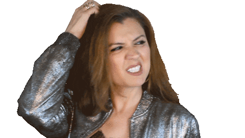 Confused Woman Sticker by Amanda Cee Media for iOS & Android | GIPHY