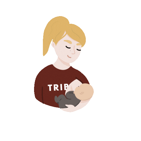 Baby Breastfeeding Sticker by Tajinebanane for iOS & Android | GIPHY
