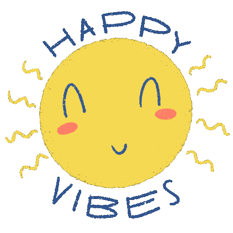 Happy Good Vibes Sticker by Ankita Thakur for iOS & Android | GIPHY