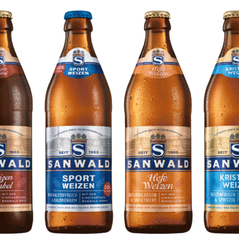 Wheat Beer Drinking Sticker by Sanwald for iOS & Android | GIPHY