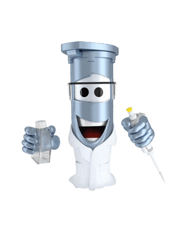 Pipette Eppy Sticker by eppendorf for iOS & Android | GIPHY