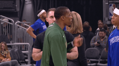 Fiserv Forum Reaction GIF by Milwaukee Bucks - Find & Share on GIPHY