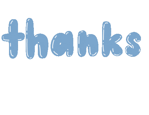 Light Blue Thank You Sticker for iOS & Android | GIPHY