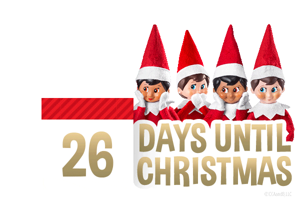 Christmas Eve Countdown Sticker by The Elf on the Shelf for iOS ...