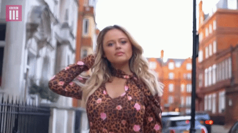 Emily Atack Breaking Fashion GIF by BBC Three - Find & Share on GIPHY