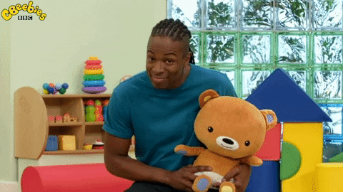 Teddy Bear Hello GIF by CBeebies HQ - Find & Share on GIPHY