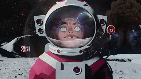Robert Smith Moon GIF by Gorillaz - Find & Share on GIPHY