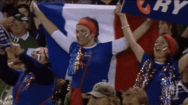 Happy France Rugby GIF by Rugby World Cup - Find & Share on GIPHY