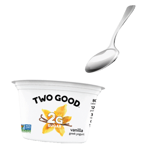 Vanilla Two Good Sticker by Two Good Yogurt for iOS & Android | GIPHY