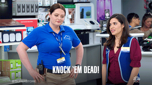 Knock Em Dead GIF by Superstore - Find & Share on GIPHY