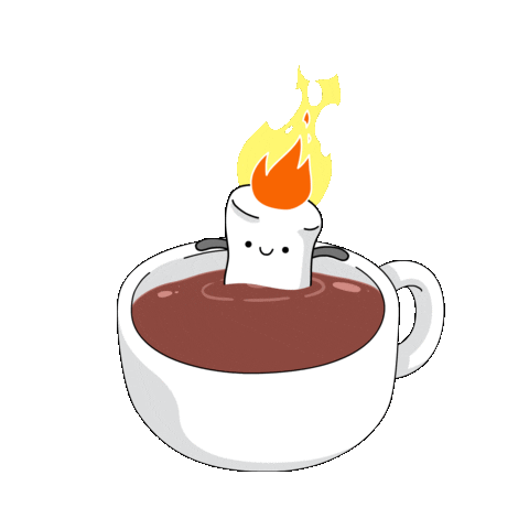 Hot Chocolate Christmas Sticker by Blame Your Brother for iOS & Android ...