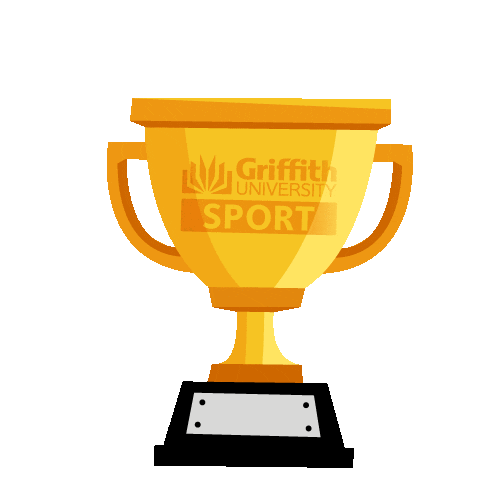 Champions Medal Sticker by Griffith Sport for iOS & Android | GIPHY