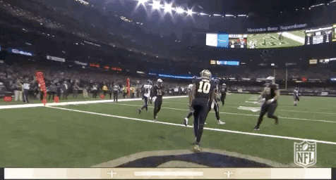 Jumping New Orleans Saints GIF by NFL - Find & Share on GIPHY