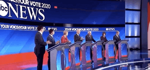 Democratic Debate GIF by GIPHY News - Find & Share on GIPHY