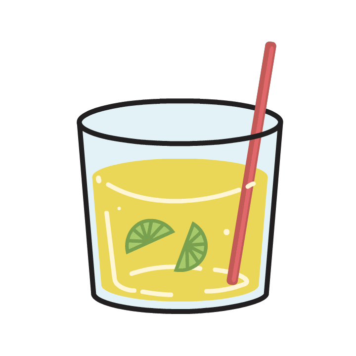Summer Drinks Sticker by Clamsarts for iOS & Android | GIPHY