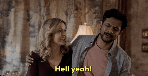 Happy Hell Yeah GIF by CBS - Find & Share on GIPHY