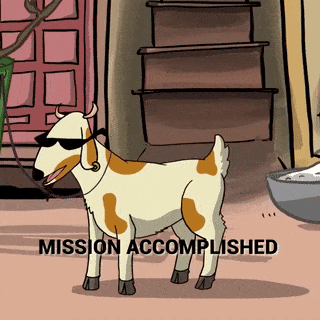 Happy Mission Accomplished GIF by Bakarmax - Find & Share on GIPHY