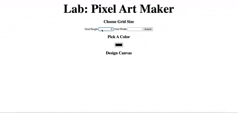 GitHub - AnushreeBagchi/Pixel-Art-Maker: A single-page web app that ...