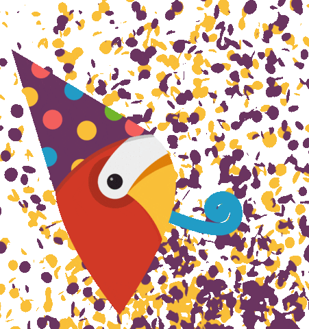 Party Celebration Sticker by HolidayPirates for iOS & Android | GIPHY