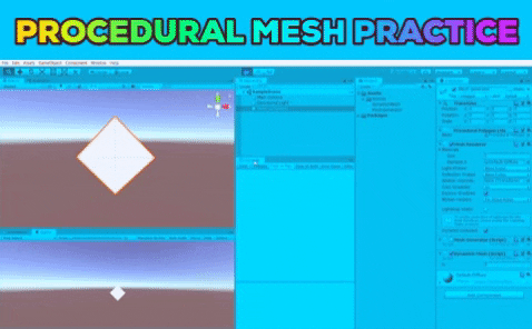 GitHub - ant100/Unity-Polygons: Procedural mesh generation practice, built in Unity.