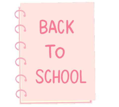 Back To School Pink Sticker for iOS & Android | GIPHY