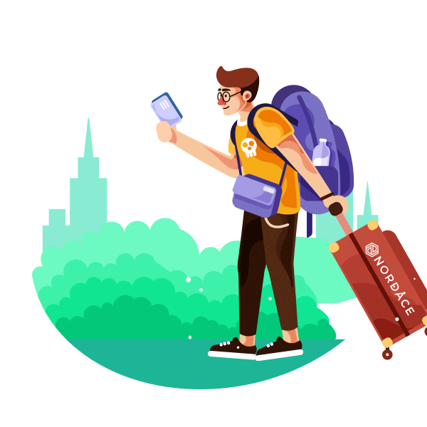 Travel Trip Sticker by Nordace for iOS & Android | GIPHY