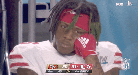Sad Super Bowl GIF by NFL - Find & Share on GIPHY