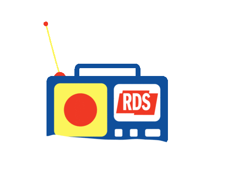 Radio Fm Sticker by RDS 100% Grandi Successi for iOS & Android | GIPHY