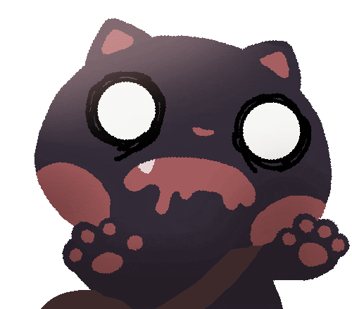 Hungry Cat Sticker by magicatchoo for iOS & Android | GIPHY
